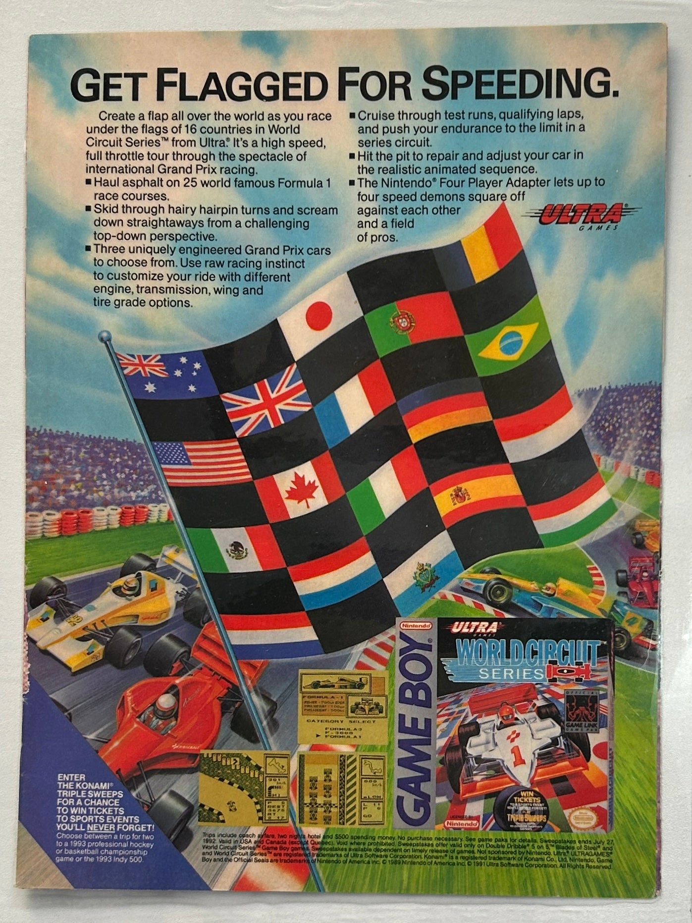 World Circuit Series - GameBoy - Original Vintage - Print Ads - Lamina ...