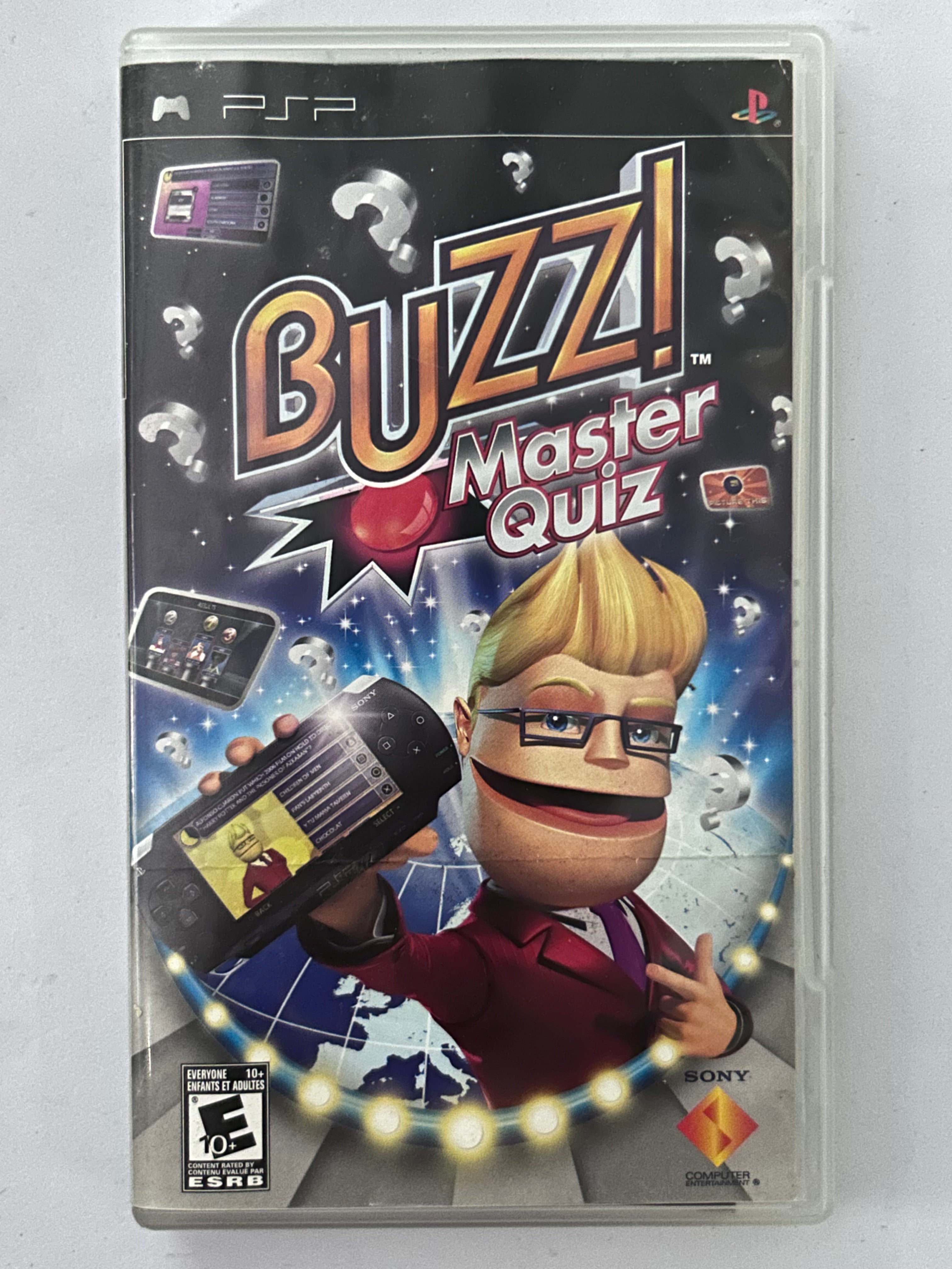 Buzz! Master Quiz - PSP - PlayStation Portable - NTSC - Box & Manual ...