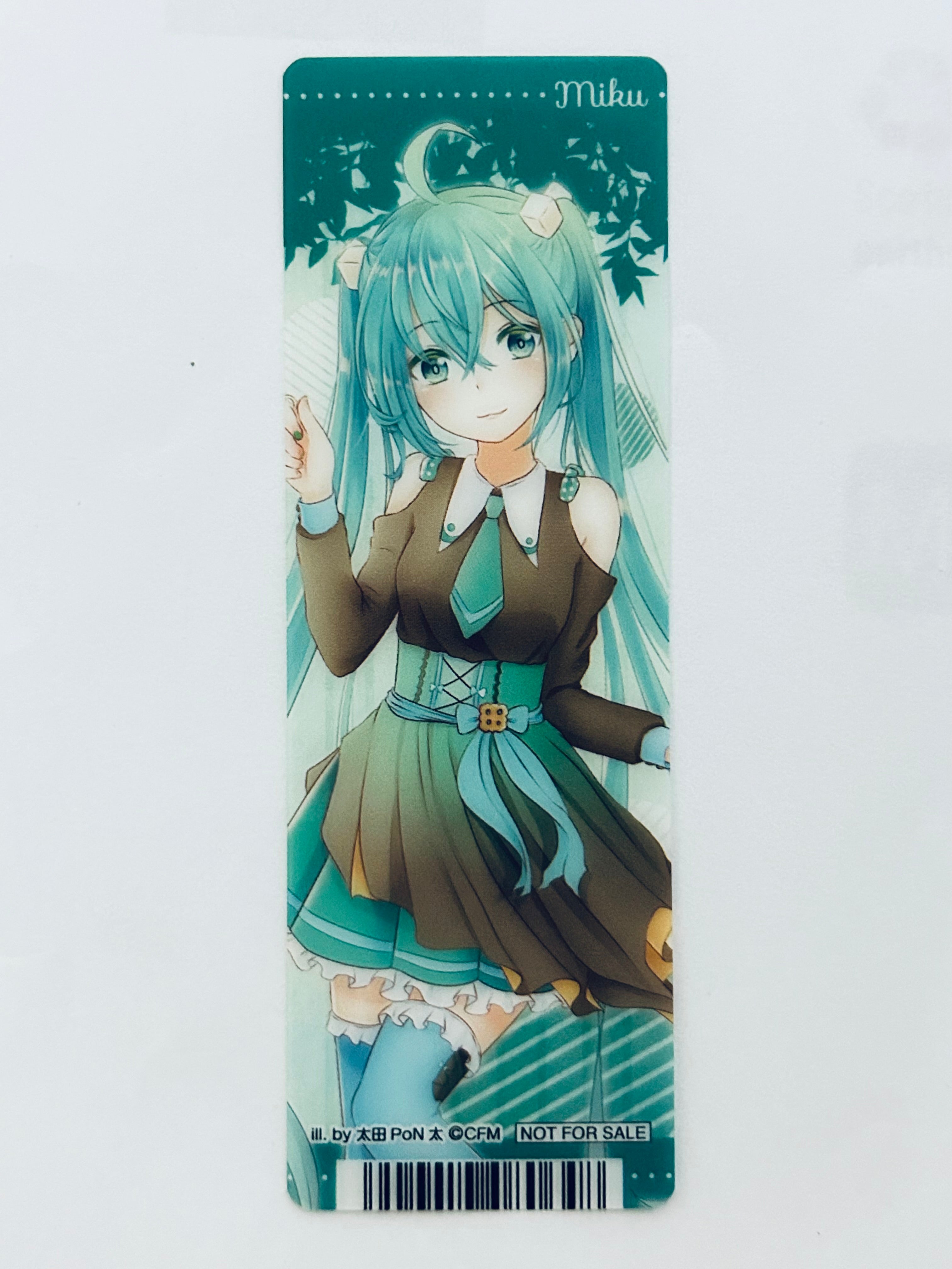 Piapro Characters - Hatsune Miku - Clear Bookmark – Cuchiwaii