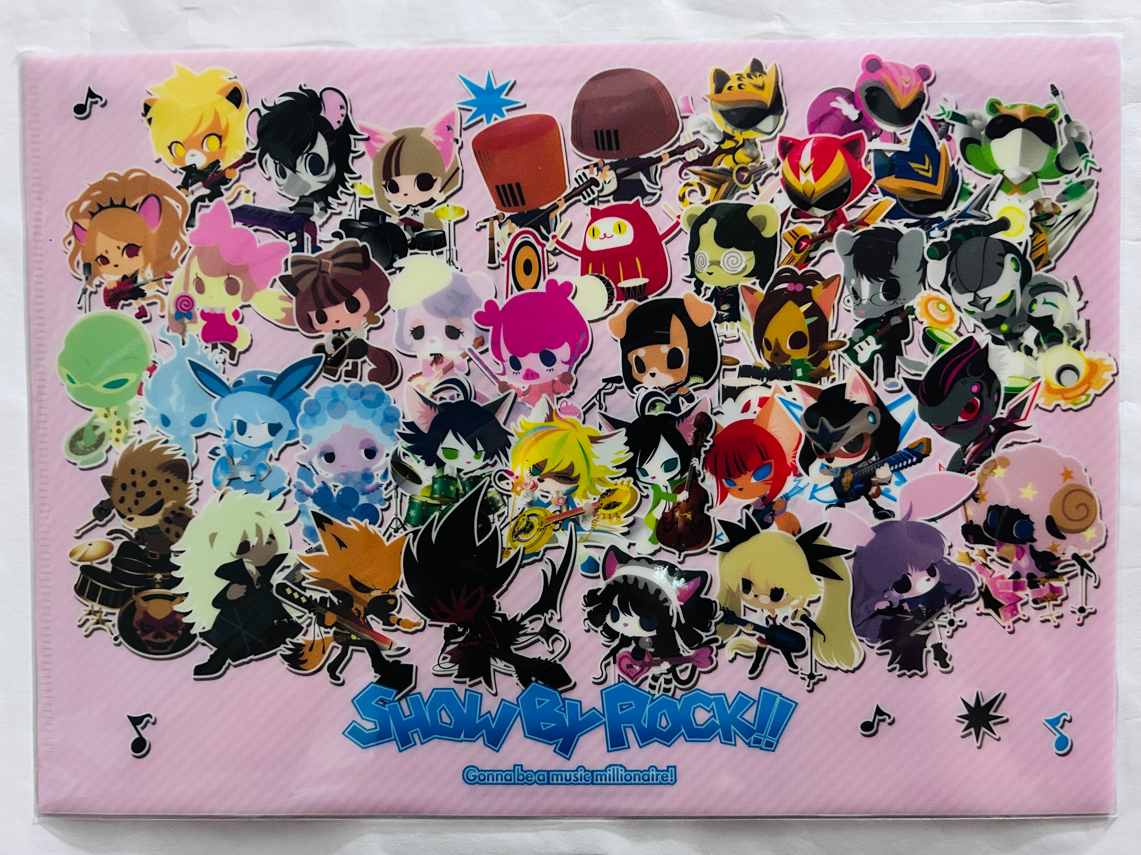 Show by Rock!! - Myumon Characters - A4 Clear File – Cuchiwaii