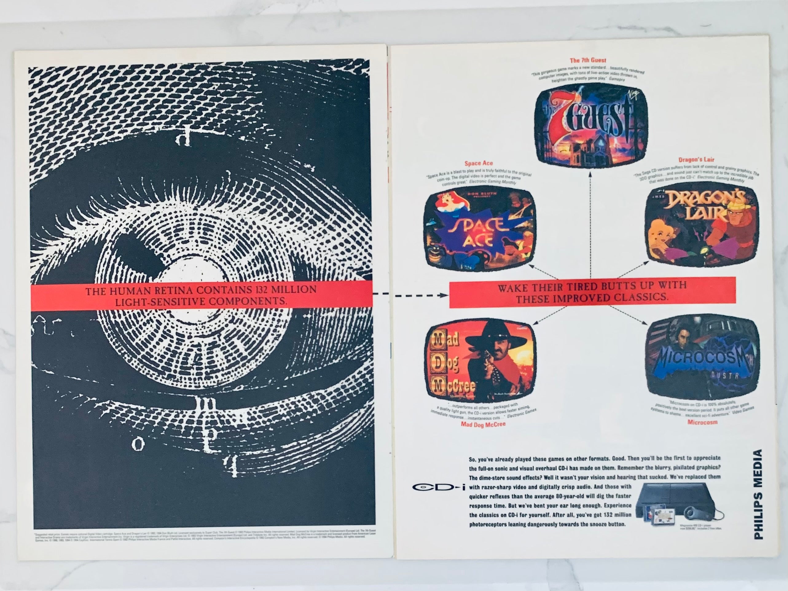 Philips CD-i Games - Original Vintage Advertisement - Print Ads - Lami ...