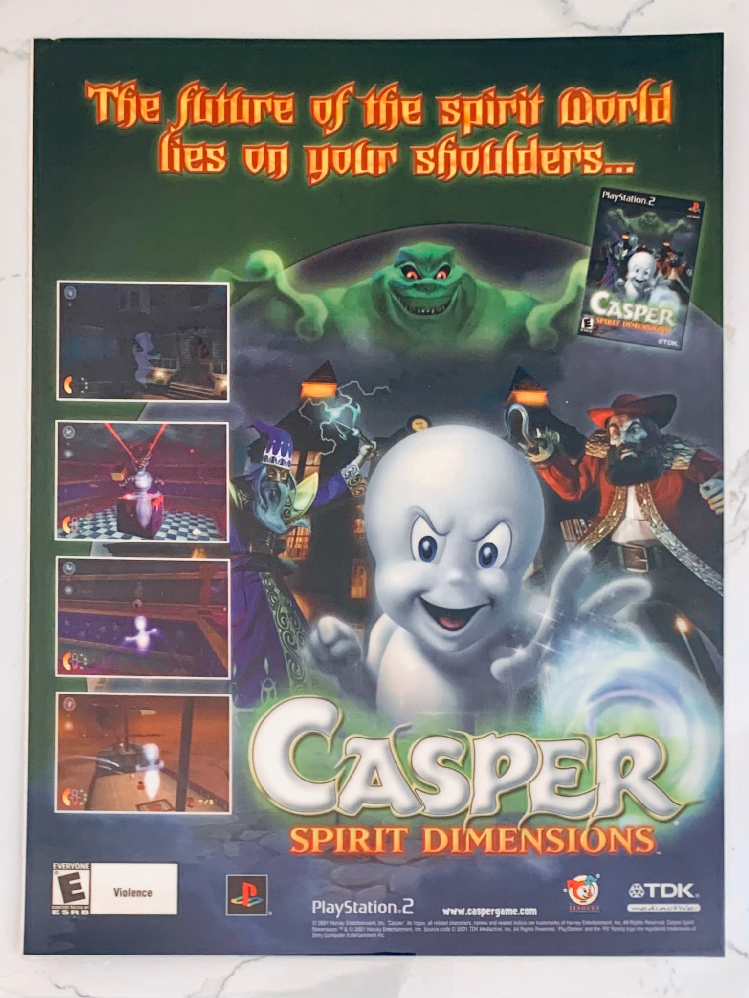 Casper: Spirit Dimensions - PS2 - Original Vintage Advertisement - Pri ...