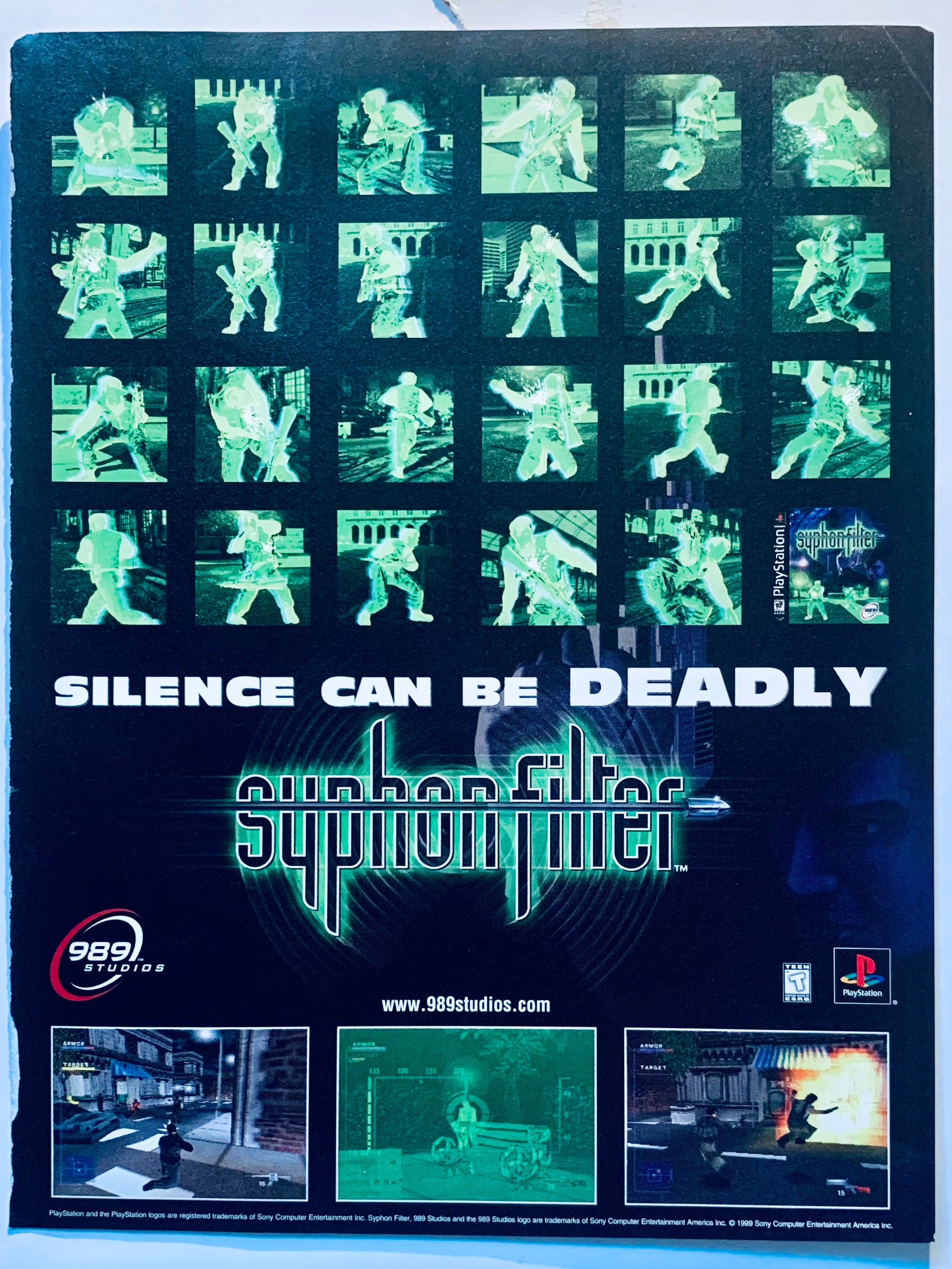 Syphon Filter - PlayStation - Original Vintage Advertisement - Print A ...