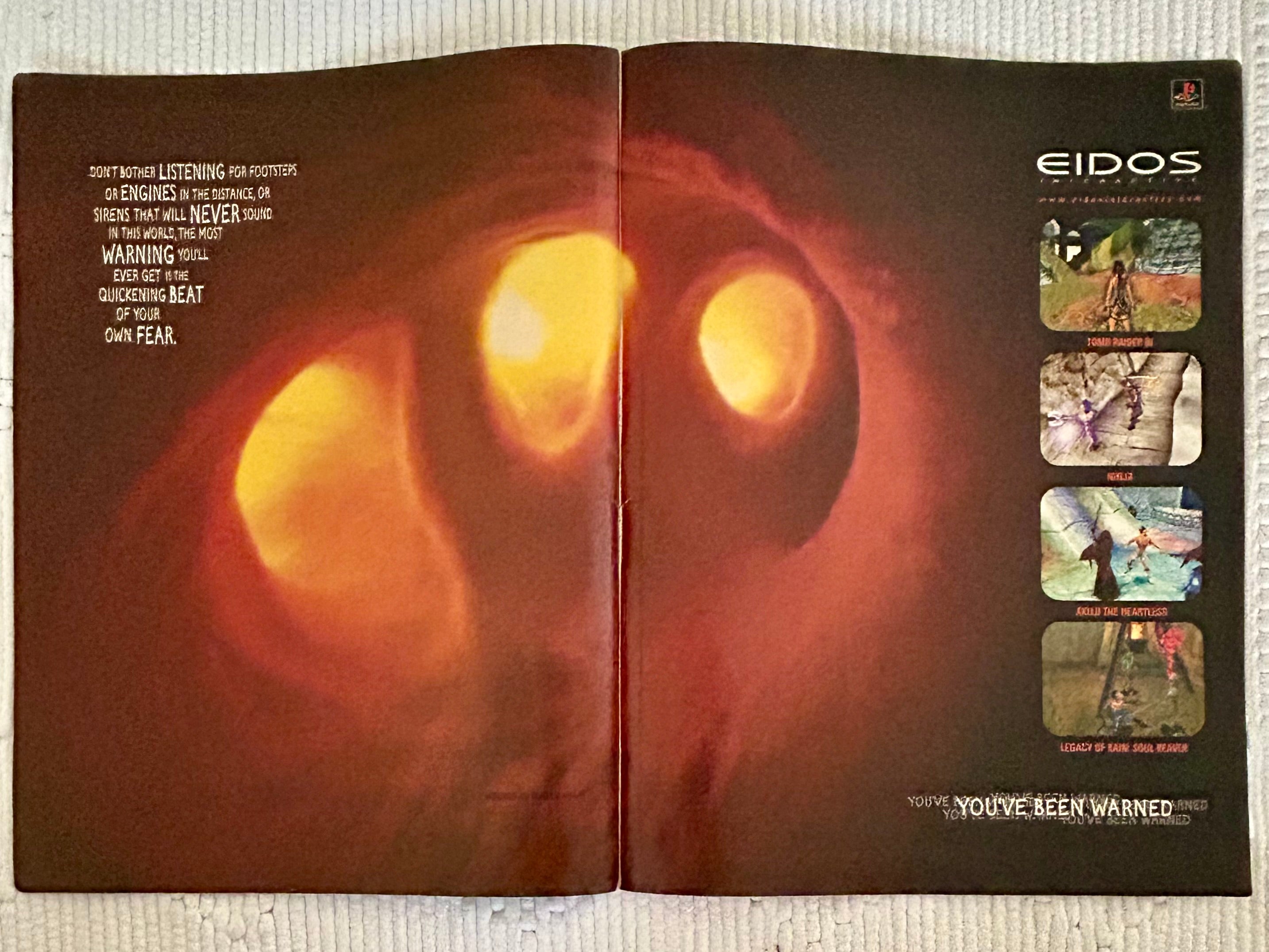 EIDOS Interactive Games - PlayStation - Original Vintage Advertisement ...