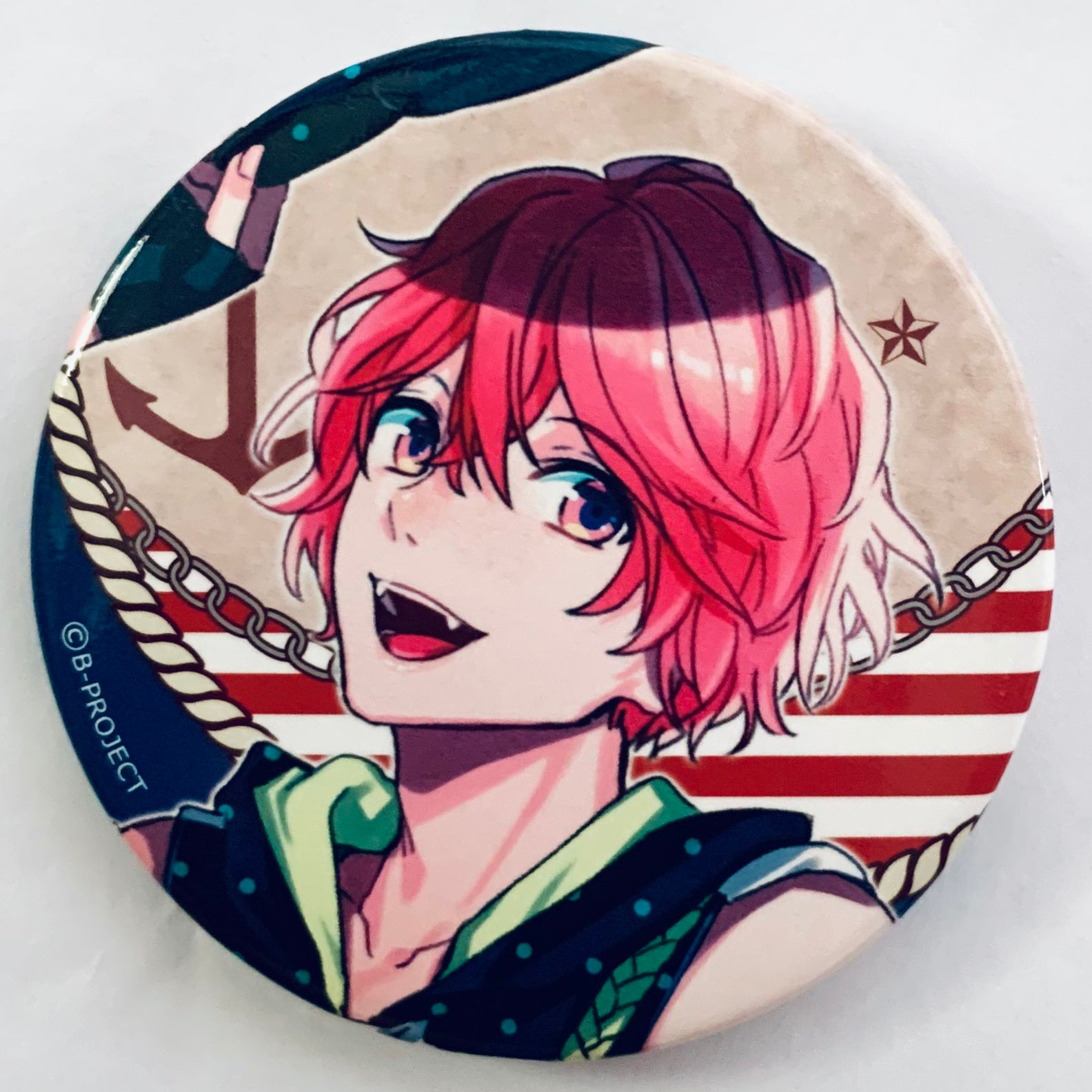 B-Project - Ashuu Yuuta - Trading Summer Marine Can Badge – Cuchiwaii
