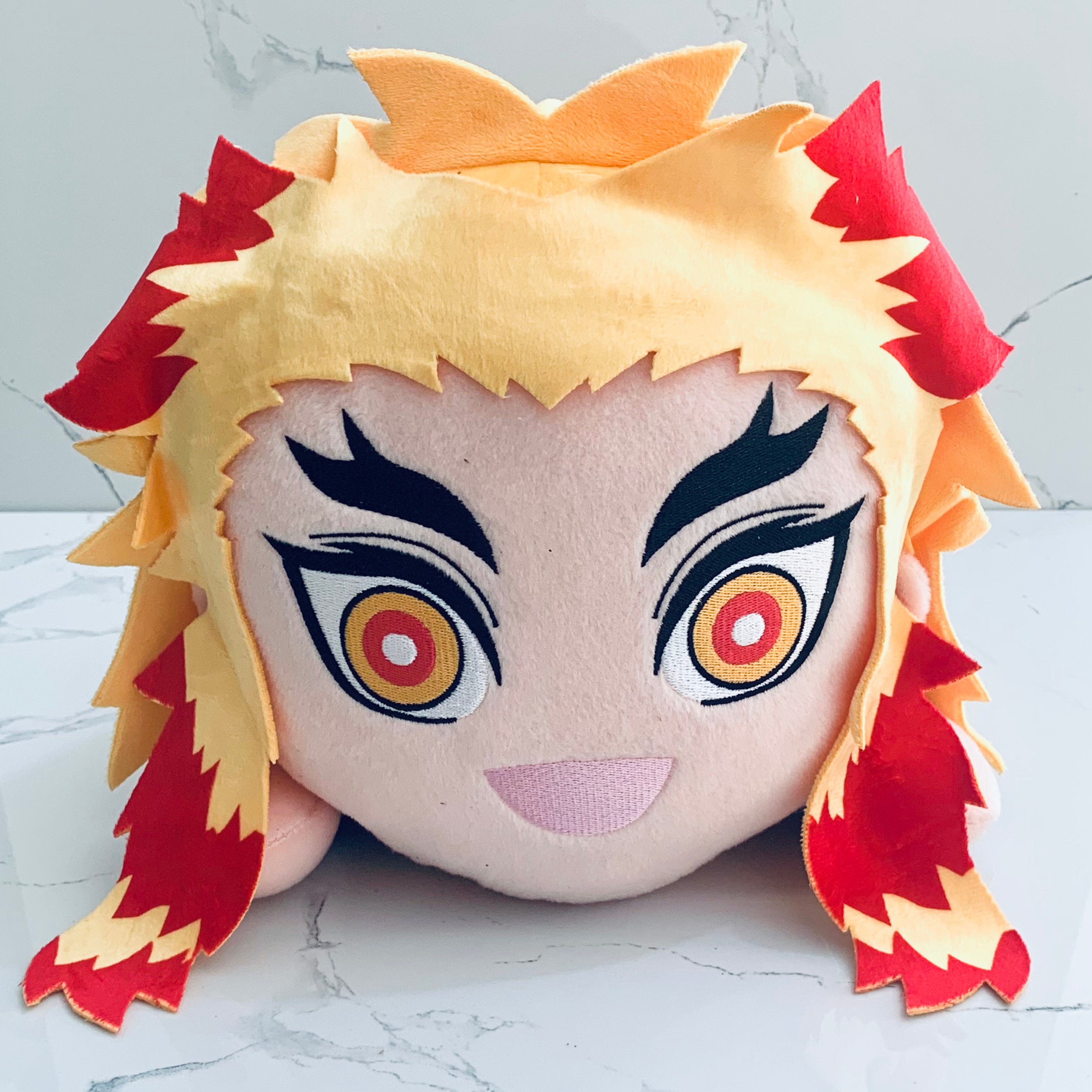 Kimetsu no Yaiba - Rengoku Kyoujurou - Mega Jumbo Nesoberi Stuffed Toy ...