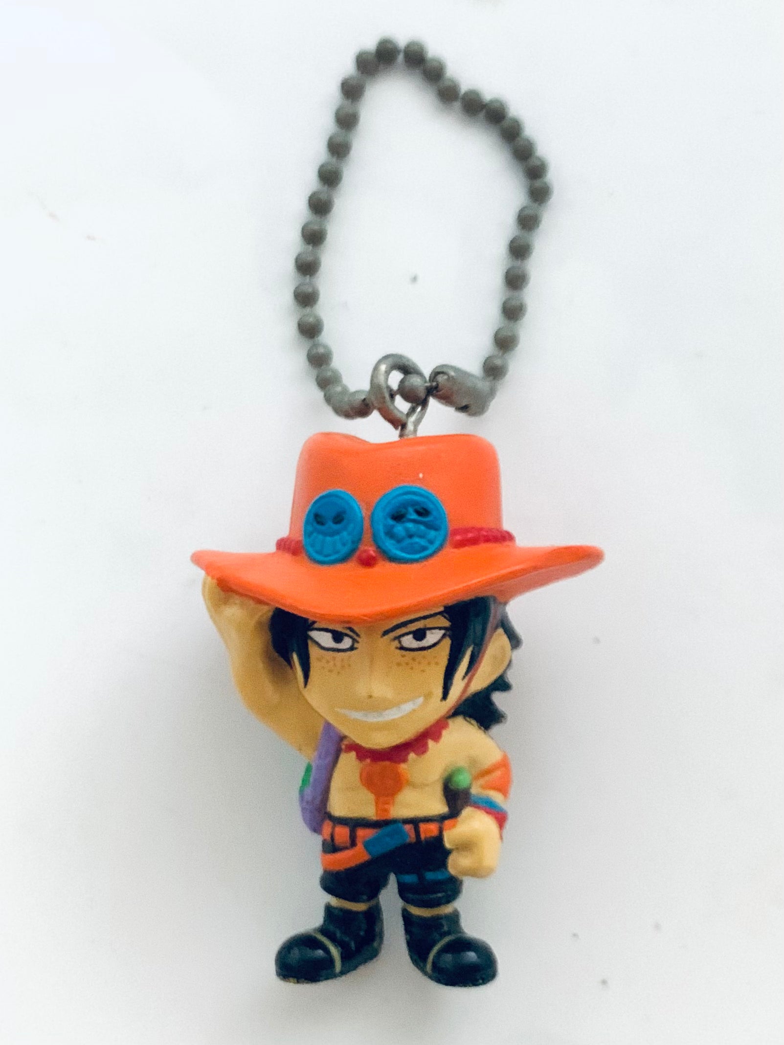 One Piece - Portgas D. Ace - Keychain - Swing Mascot – Cuchiwaii