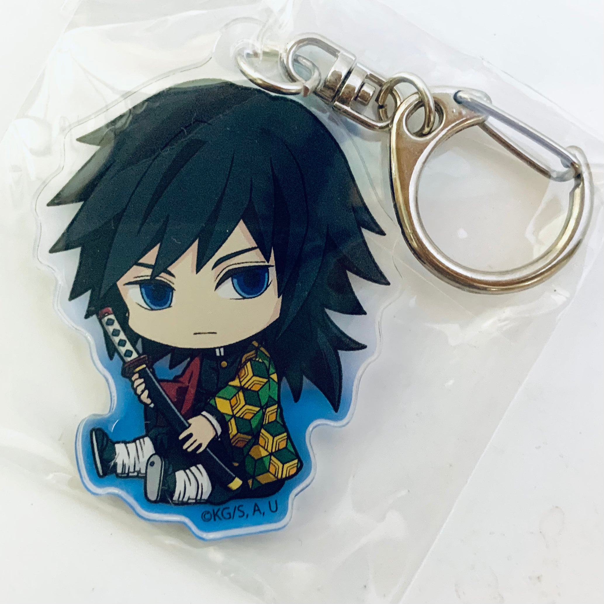 Kimetsu no Yaiba - Tomioka Giyuu - Acrylic Keychain - Gyugyutto – Cuchiwaii