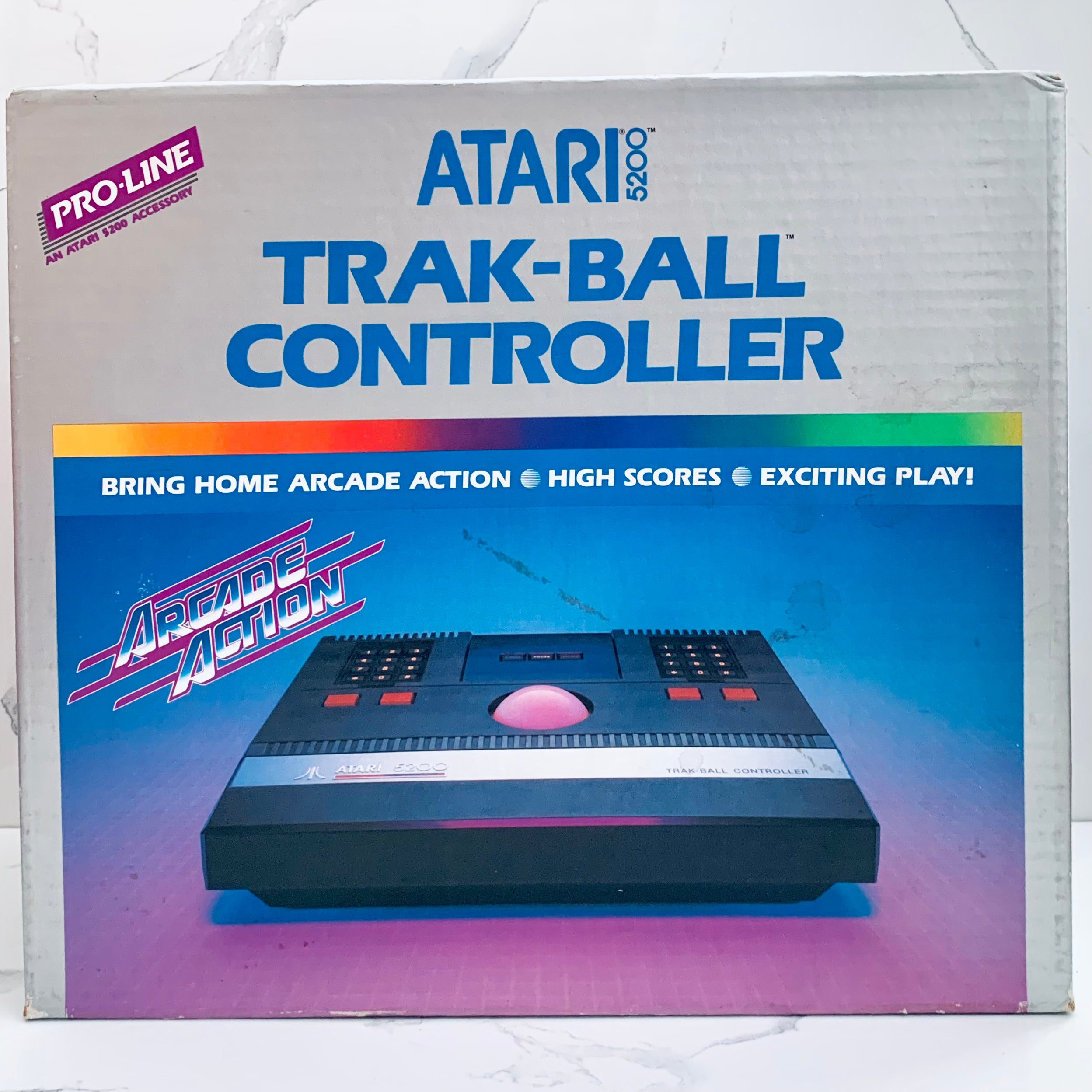 Trak-Ball Controller - Pro-Line - Atari 5200 - NTSC - CIB (NOS) – Cuchiwaii