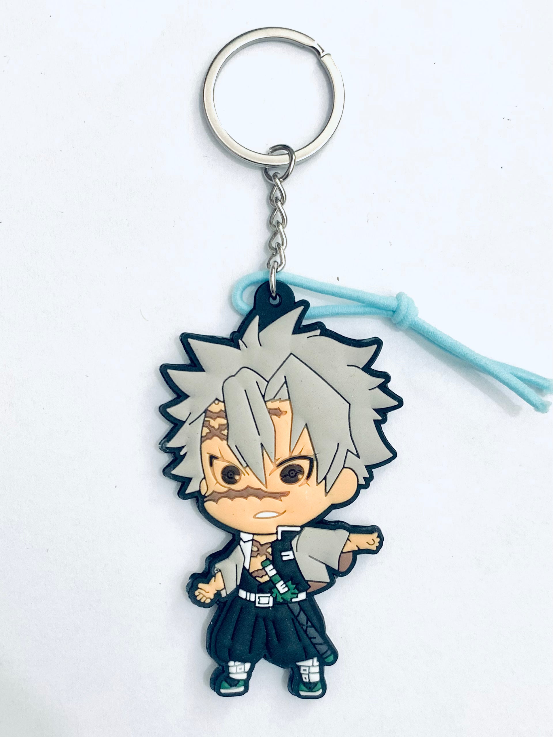 Kimetsu no Yaiba - Shinazugawa Sanemi - 3D Double-side Rubber Keychain ...