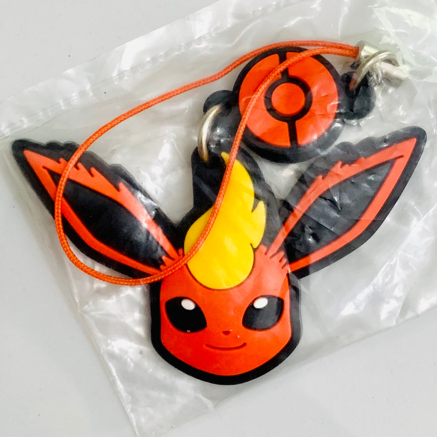 Pocket Monsters - Flareon / Booster - Pokémon Face Mascot - Rubber Str ...