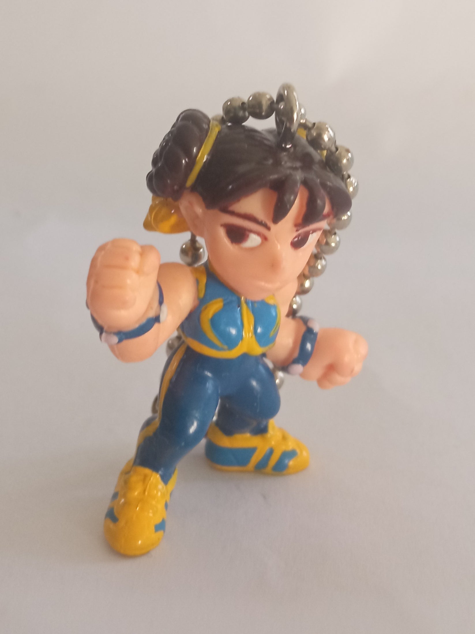 Street Fighter CHUN LI Vintage Figure Keychain Mascot Key Holder Strap ...