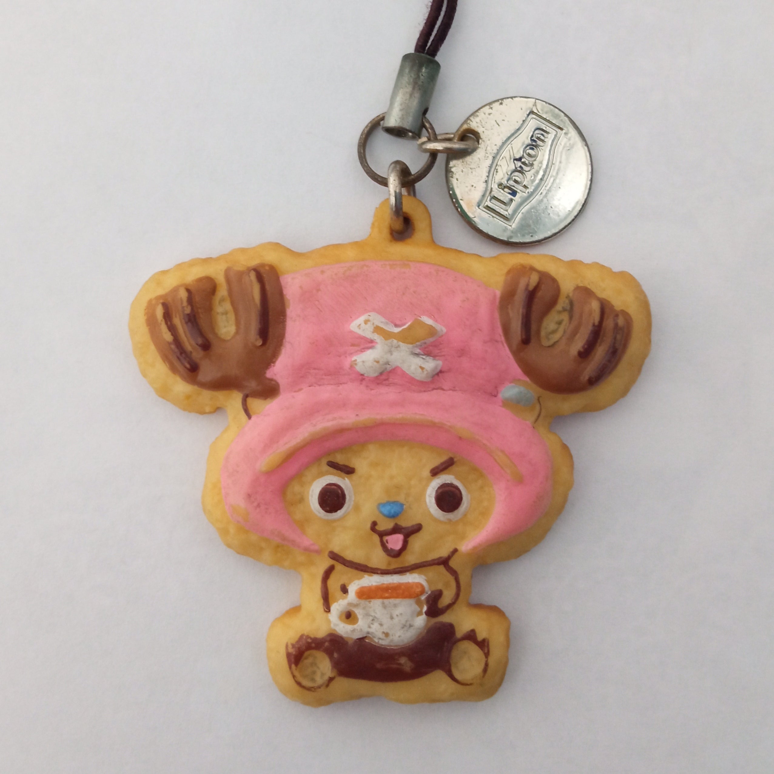 One Piece TONY TONY CHOPPER Promo Rubber Strap Keychain Mascot Key Hol ...