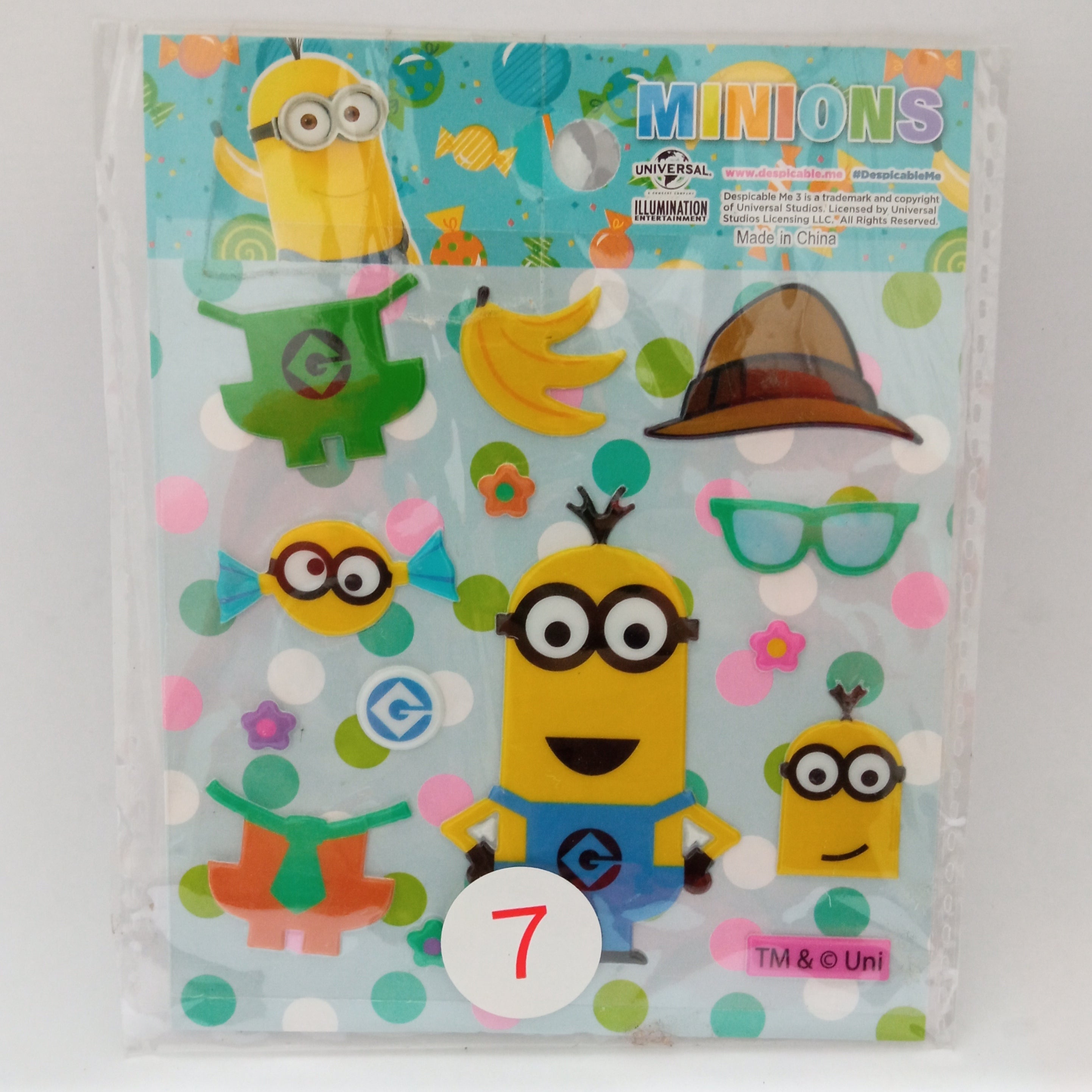 Dress-up sticker Minions 25 pieces – Cuchiwaii