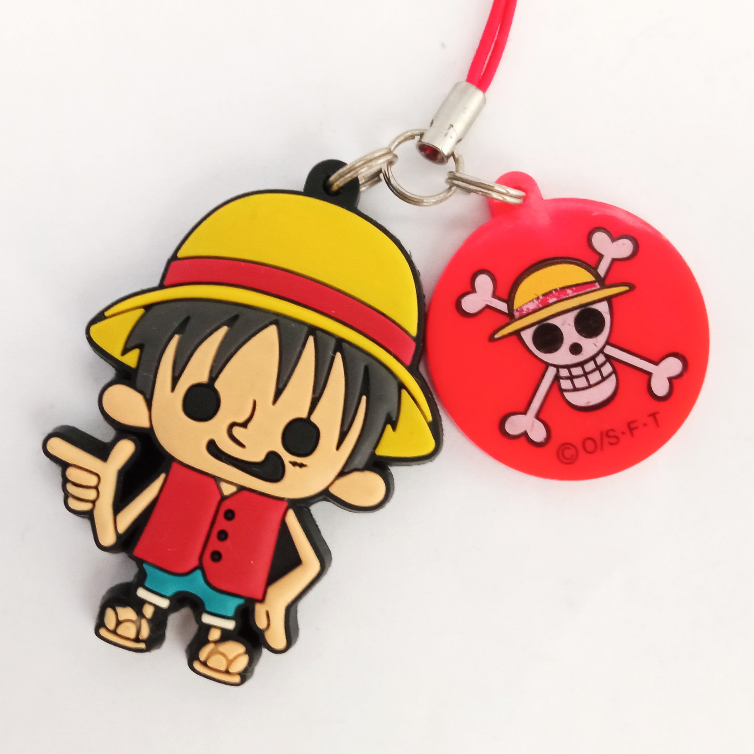 Rubber Strap One Piece Pason Works Keychain Mascot – Cuchiwaii