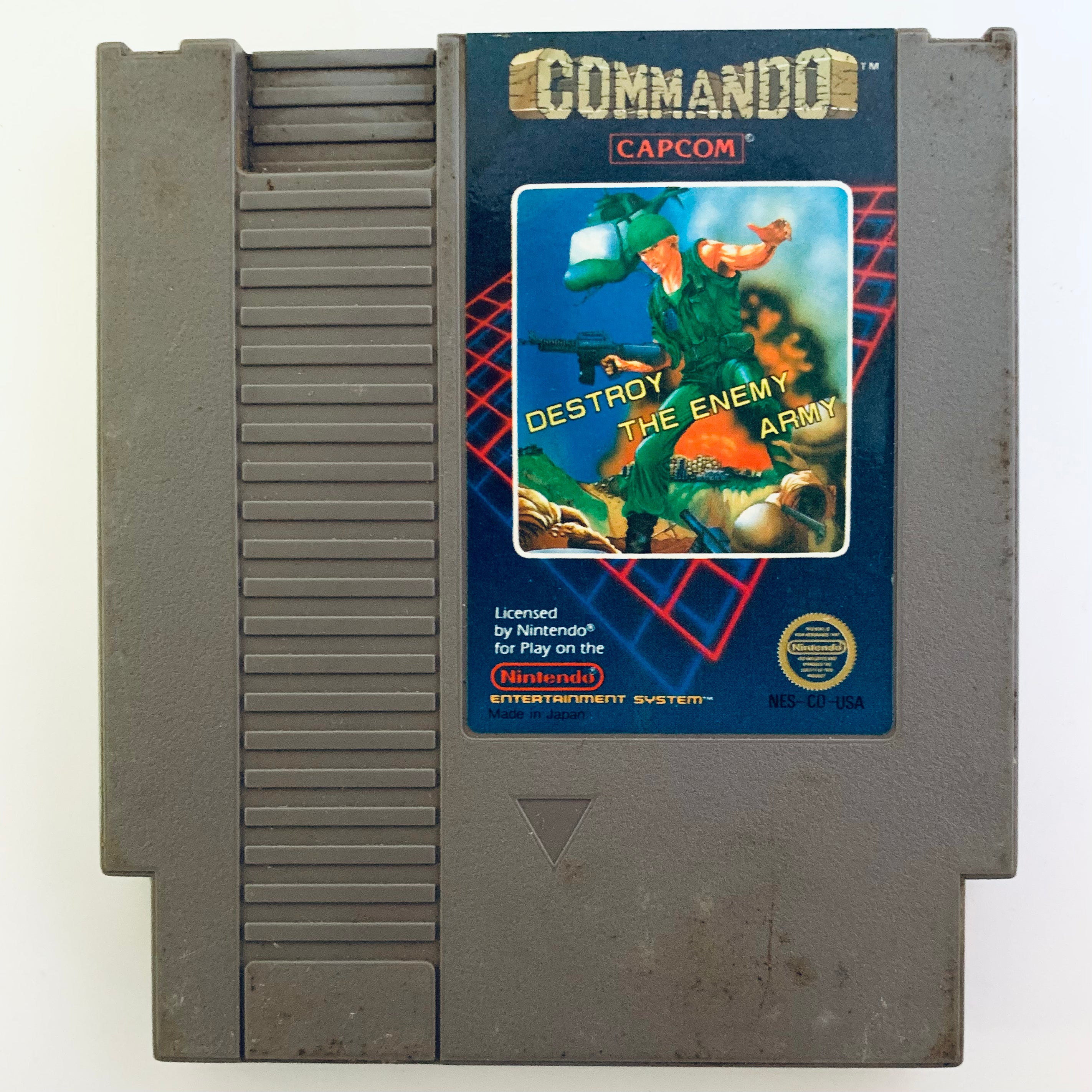 Commando - Nintendo Entertainment System - NES - NTSC-US - Cart – Cuchiwaii