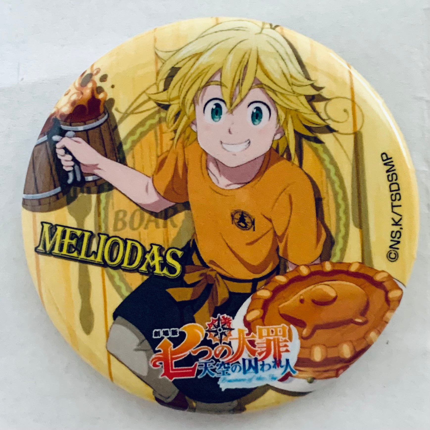 Nanatsu no Taizai - Meliodas - Boar Hat Original Can Badge – Cuchiwaii