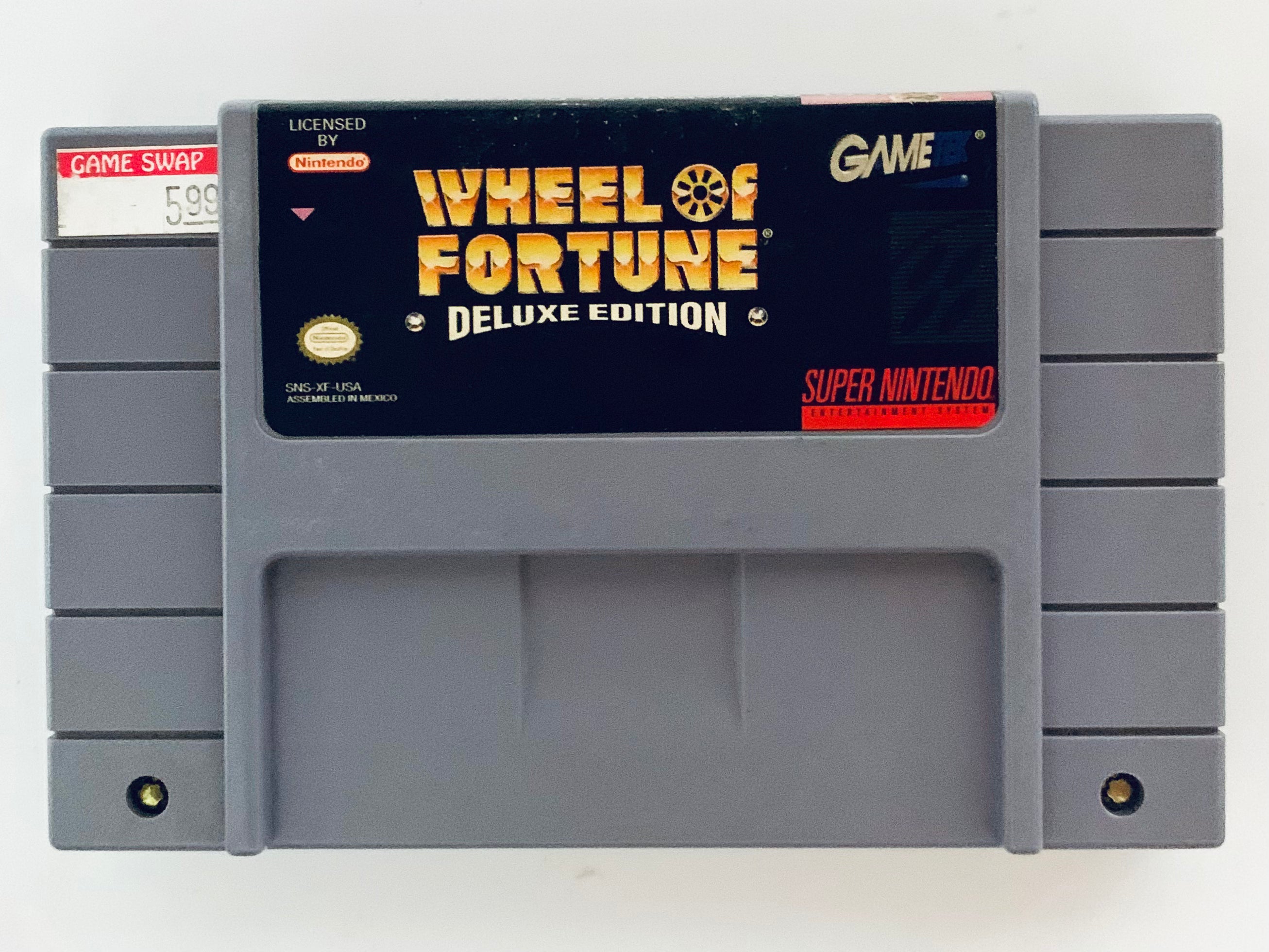 Wheel of Fortune Deluxe Edition - Super Nintendo - SNES - NTSC-US - Ca ...