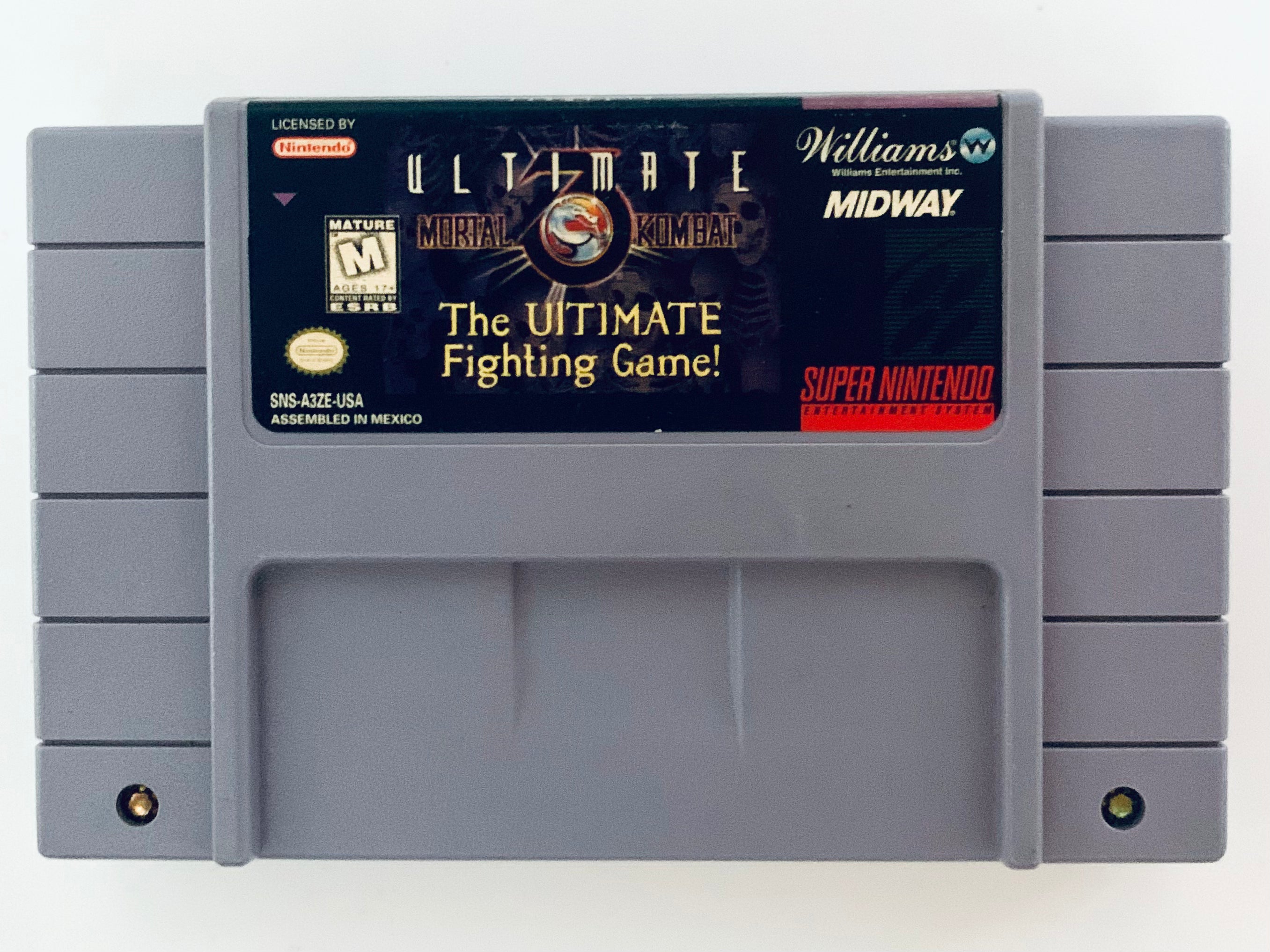 Ultimate Mortal Kombat 3 - Super Nintendo - SNES - NTSC-US - Cart (SNS ...