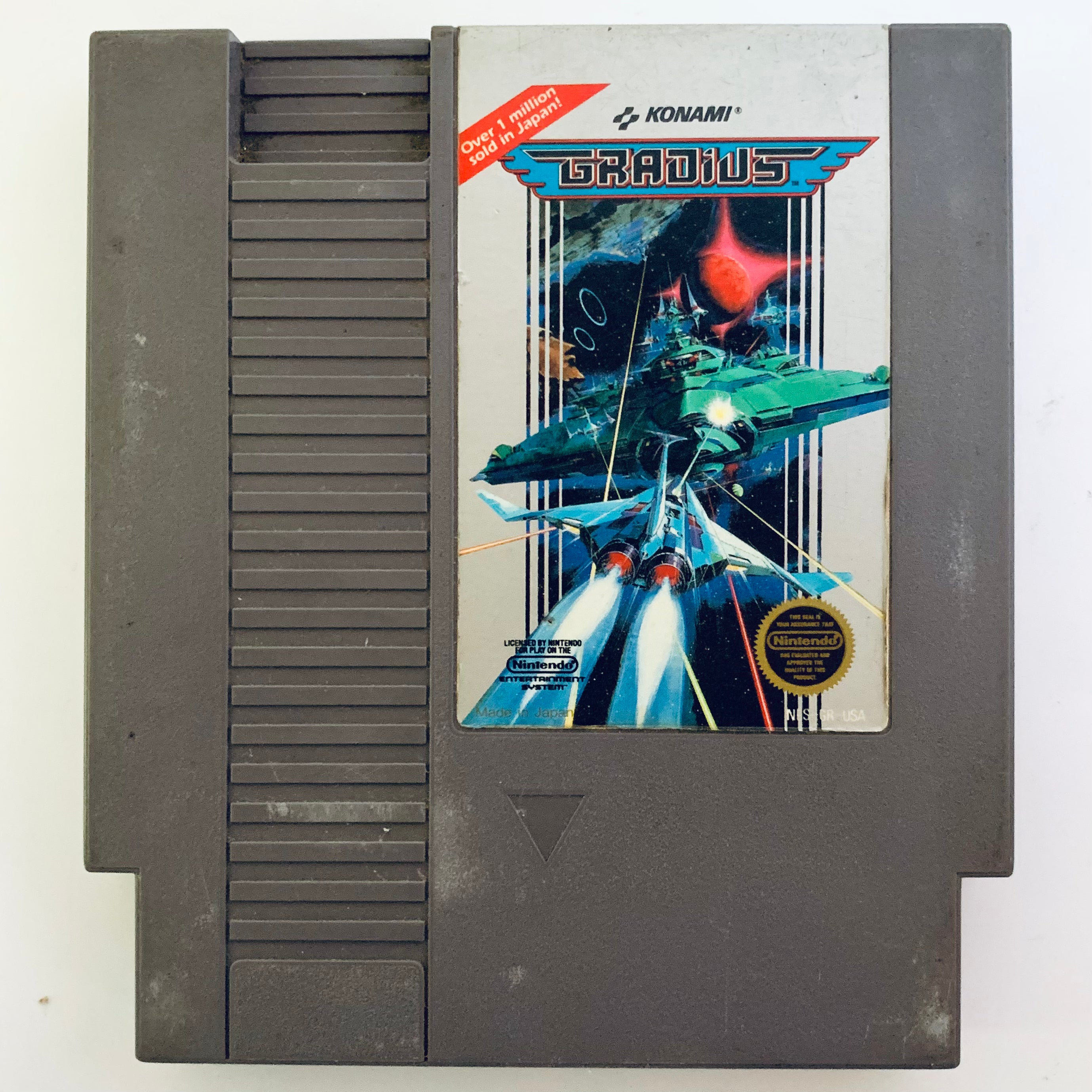 Gradius - Nintendo Entertainment System - NES - NTSC-US - Cart – Cuchiwaii